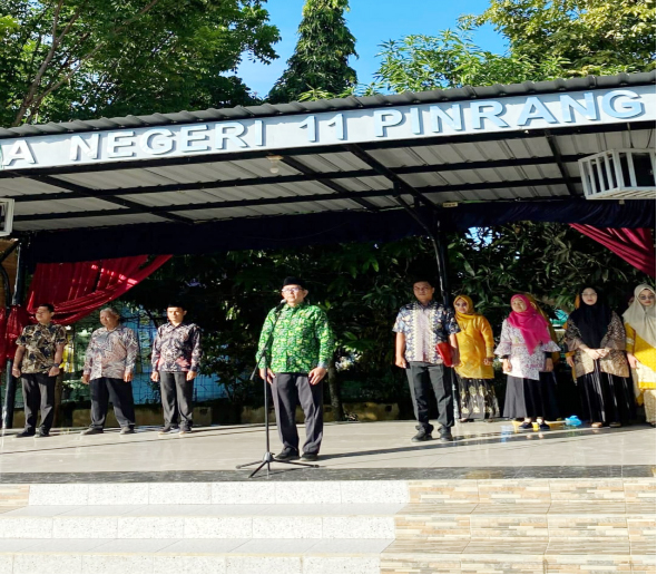 Peringati Hardiknas 2024, UPT SMAN 11 Pinrang Bergerak Bersama Merdeka Belajar - Dunia Pendidikan
